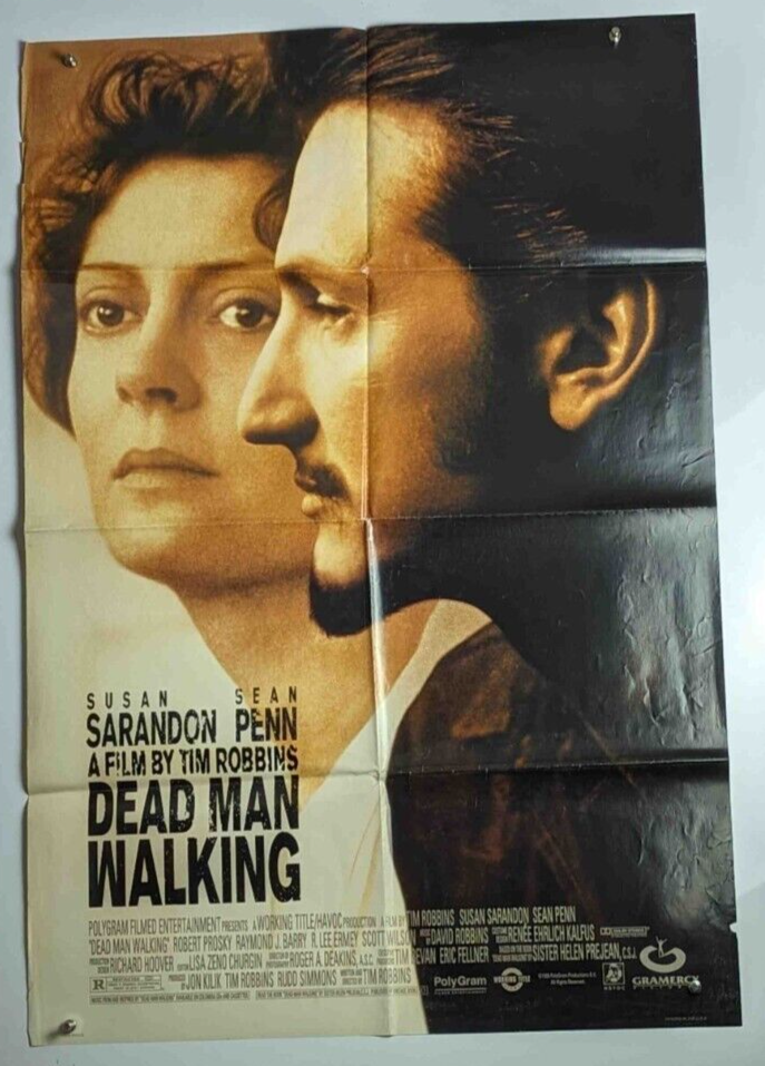 Susan Sarandon, Sean Penn "Dead Man Walking" Original DS 1sh Folded ...
