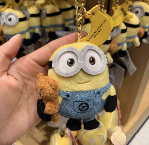 Beijing Universal Studios genuine Minions small bob tim plush Keychain ...