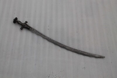 old antique Rajput Sikh Maratha sekela water pattern blood groove ...