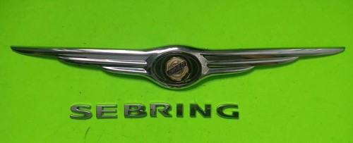 Chrysler Sebring Rear Trunk Wing Chrome Emblem LOGO Genuine 2007-2010 ...