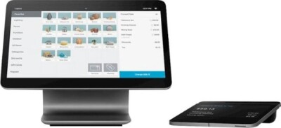 Square POS System + Fireproof Register + 2 Types Barcode Scanners ...