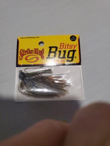 Strike King Jig Bitsy Bug Finesse Weedguard brown in color | eBay