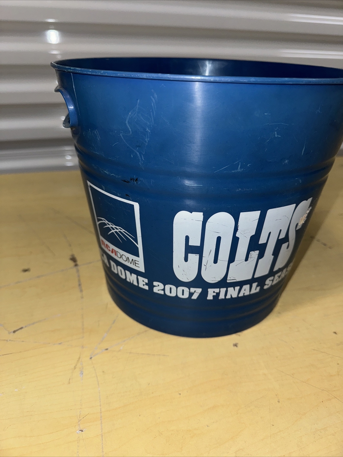 Indianapolis Colts 2007 RCA Dome Final Season Plastic Beer Bucket NFL ...