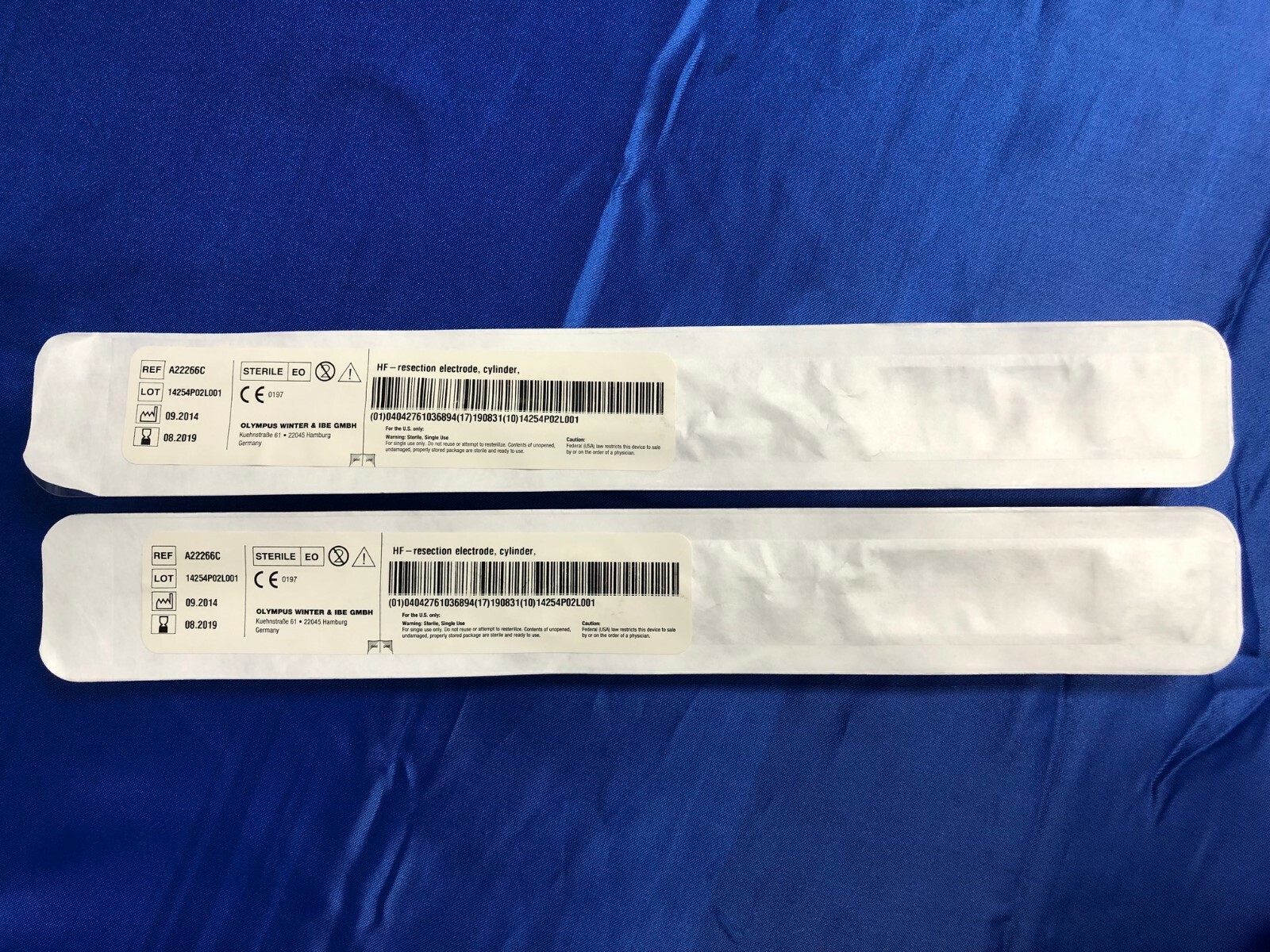 Olympus A22266C HF‐ELECTRODE, BARREL, 24‐28FR, 12 DEGREE, 30 DEG, 08/ ...