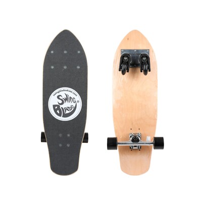 Swing Blade 31" - Cruiser Board Caster Board 7 Ply Maple Wood with ABEC ...
