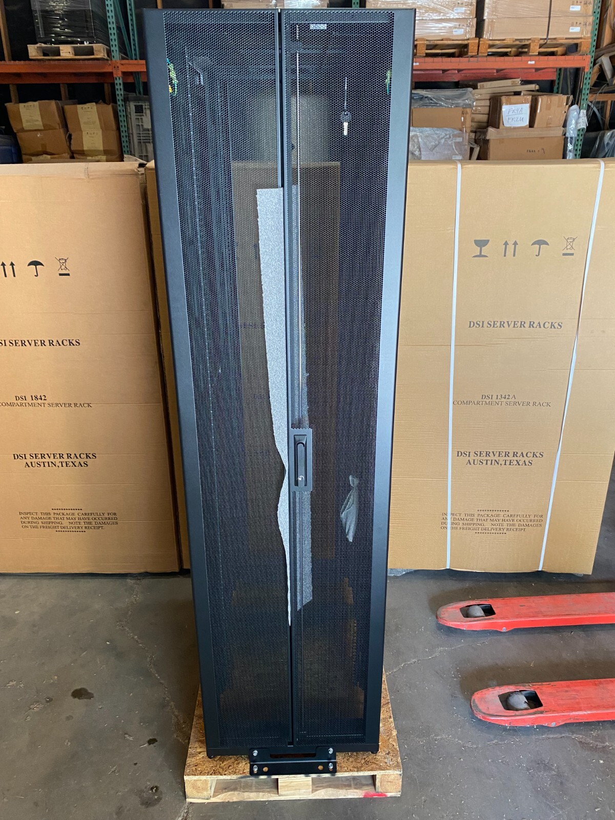 APC+AR3107+Freestanding+Rack+-+Silver for sale online | eBay