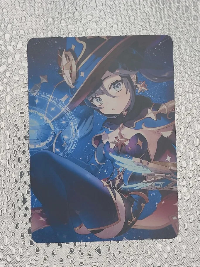 Mona Genshin Waifu Anime Card Goddess Story CCG Feet | eBay