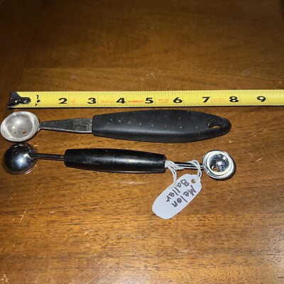 Vintage Black Plastic Handled Melon Baller & 1 Single Melon Baller | eBay