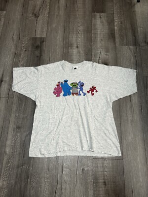 VTG 90s Sesame Street Bert Ernie Single Stitch Elmo Y2K T Shirt Size XL ...