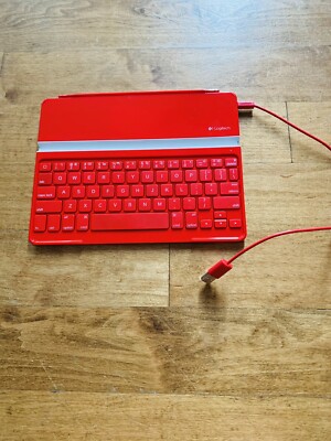 Logitech Ultrathin RED Keyboard/Cover Case for iPad 2 [920-004917]3rd ...