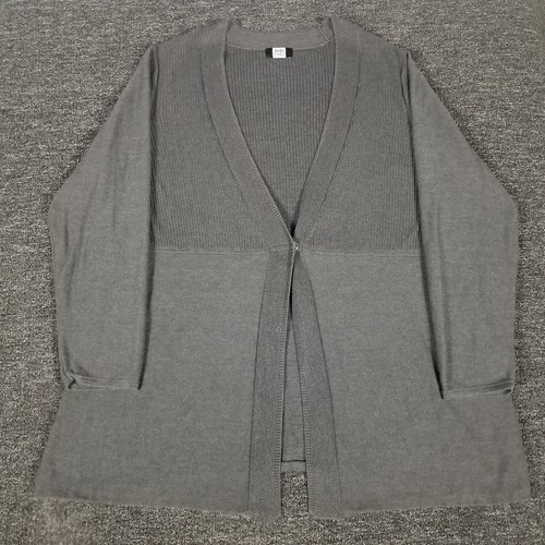 Studio 1940 Cardigan Sweater Womens 26/28W Gray Vintage Single Button ...