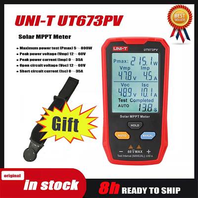 UNI-T UT673PV Solar MPPT Meter Handheld Automatic Measurement Solar ...