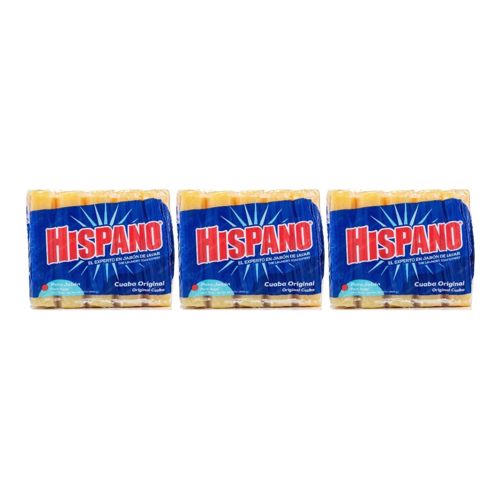 Hispano Jabon Original Cuaba Laundry Soap (5 Pack), 800g (Pack of 3) | eBay