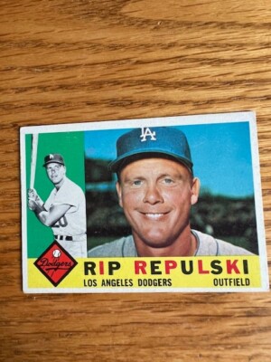1960 Topps #265 Rip Repulski EX+ Los Angeles Dodgers | eBay