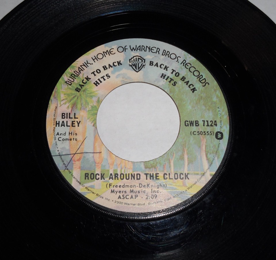 Bill Haley & His Comets Rock Around The Clock Shake Rattle Roll 45 ...