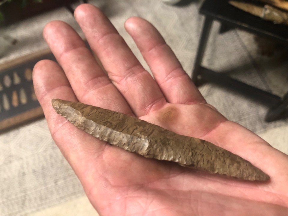 extreemly high quality dagger, creek find ky brown dover chert | eBay