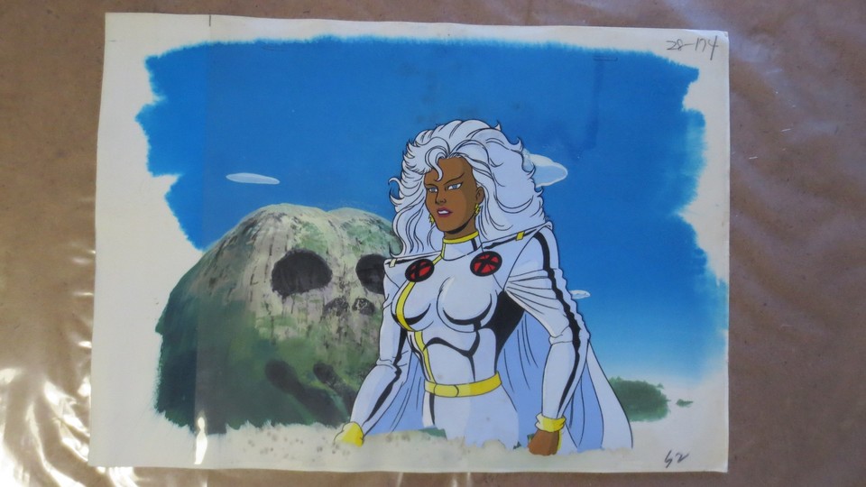 1995 X-Men Animated Series Cartoon - Animation Cel STORM - Damaged | eBay