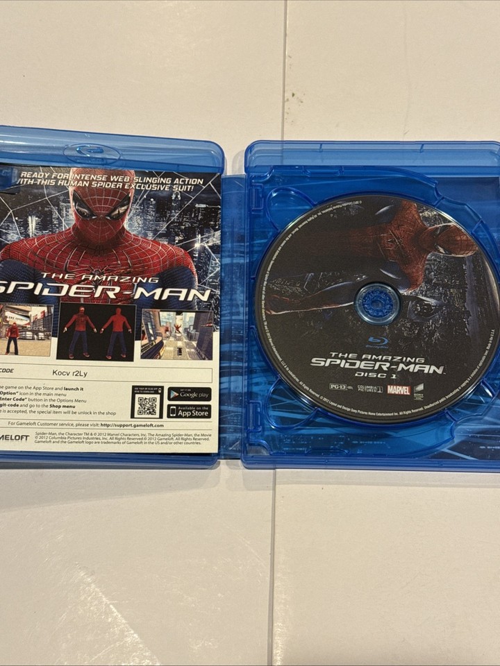 The Amazing Spider- Man (Blu-ray, 2012) 43396409705| eBay