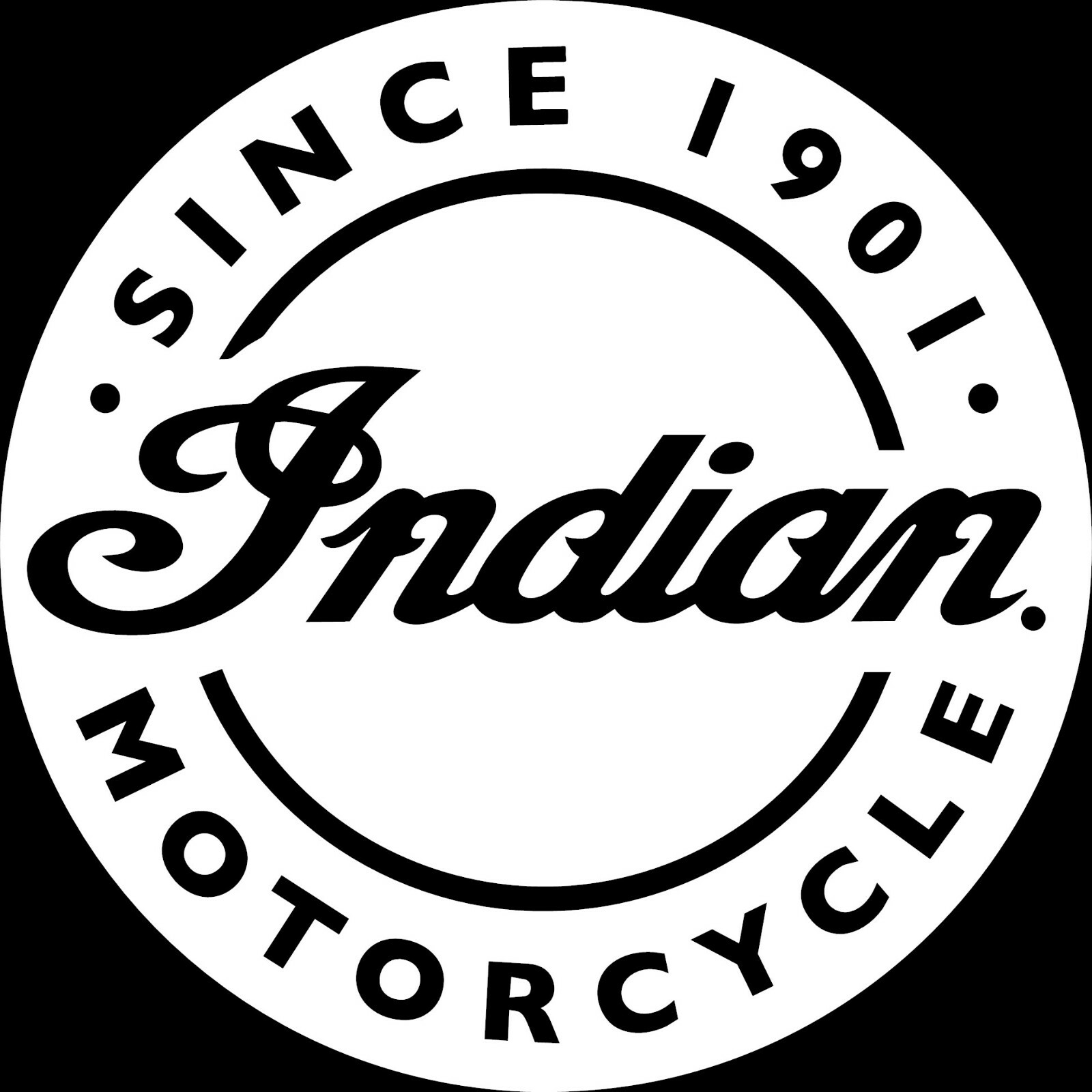 Indian Motorcycle Logo Round