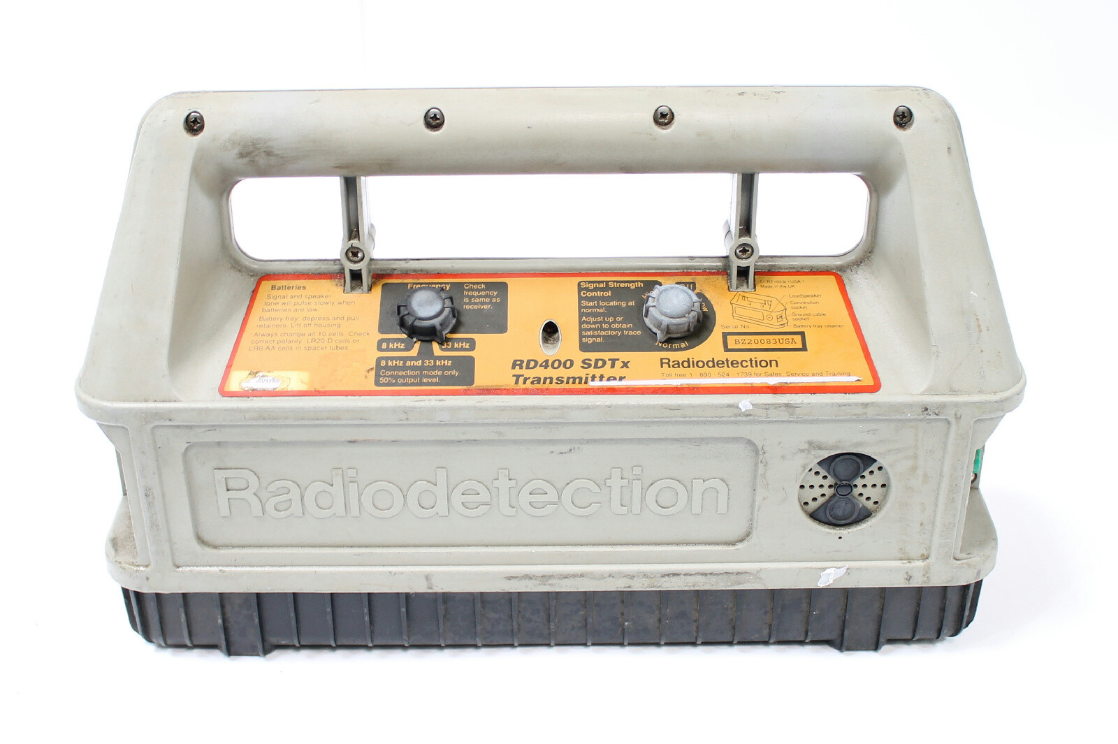 Radiodetection RD400PL with RD400 SDTx Transmitter Buried Pipe & Cable ...