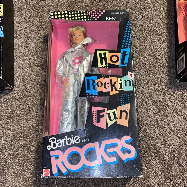 Mattel 1986 Barbie and The Rockers Ken Doll NRFB #3131 2nd Edition for ...