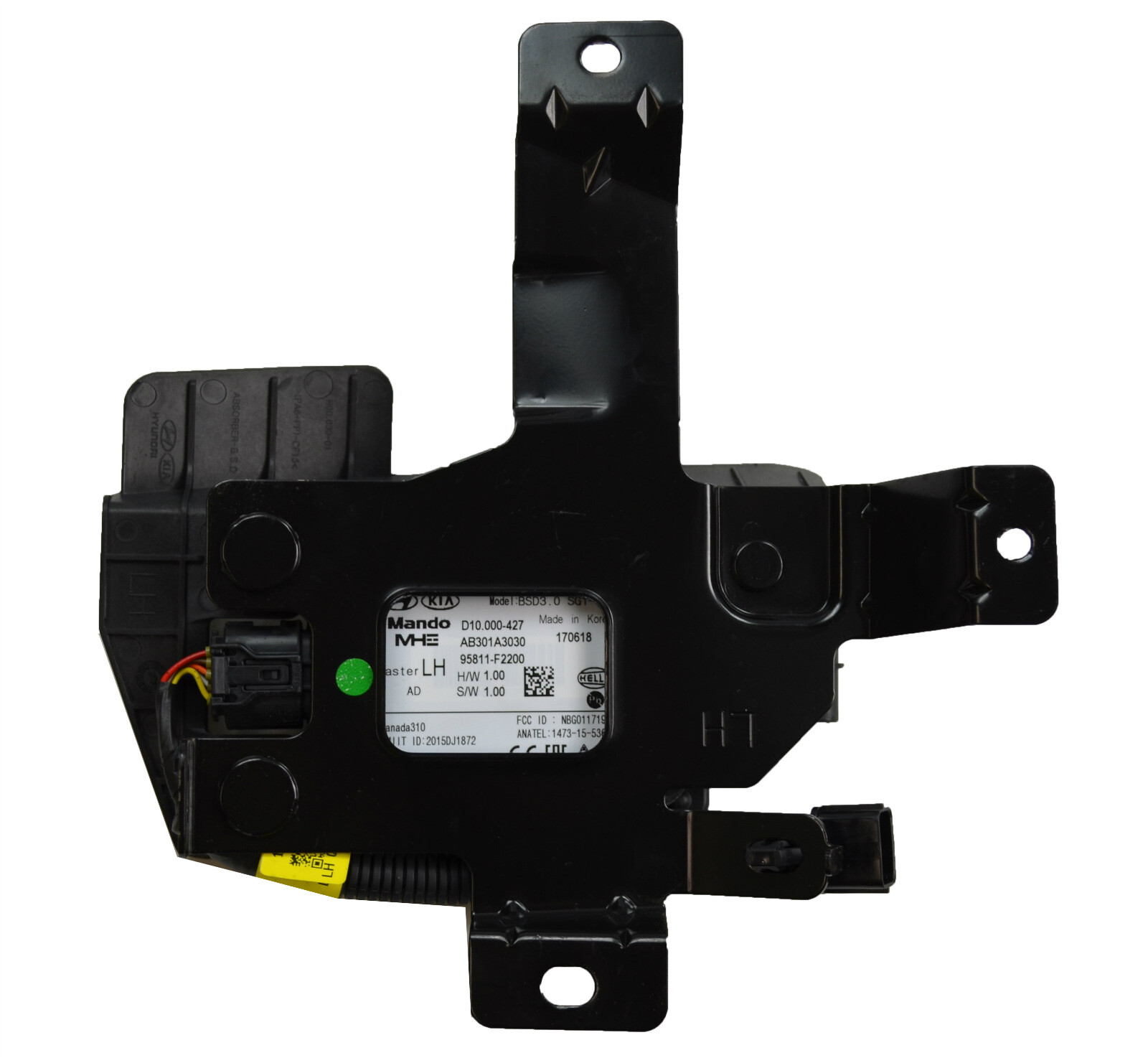 2016 2017 2018 Hyundai Elantra For Blind Spot Radar Detector Lane ...