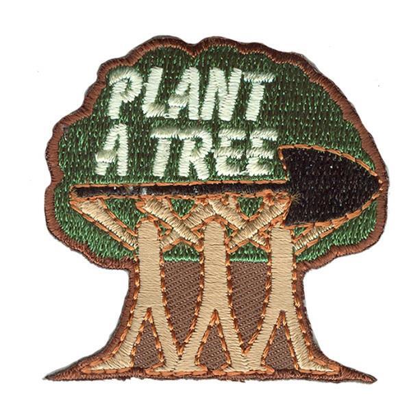 Girl Boy Cub PLANT A TREE Tree Planting Arbor day Fun Patches Badge ...