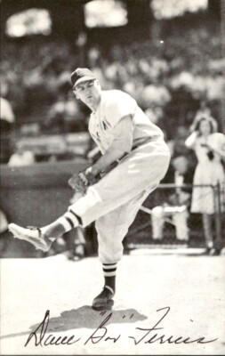 Dave Ferriss Red Sox Signed 3x5 Repo Postcard 178220 | eBay