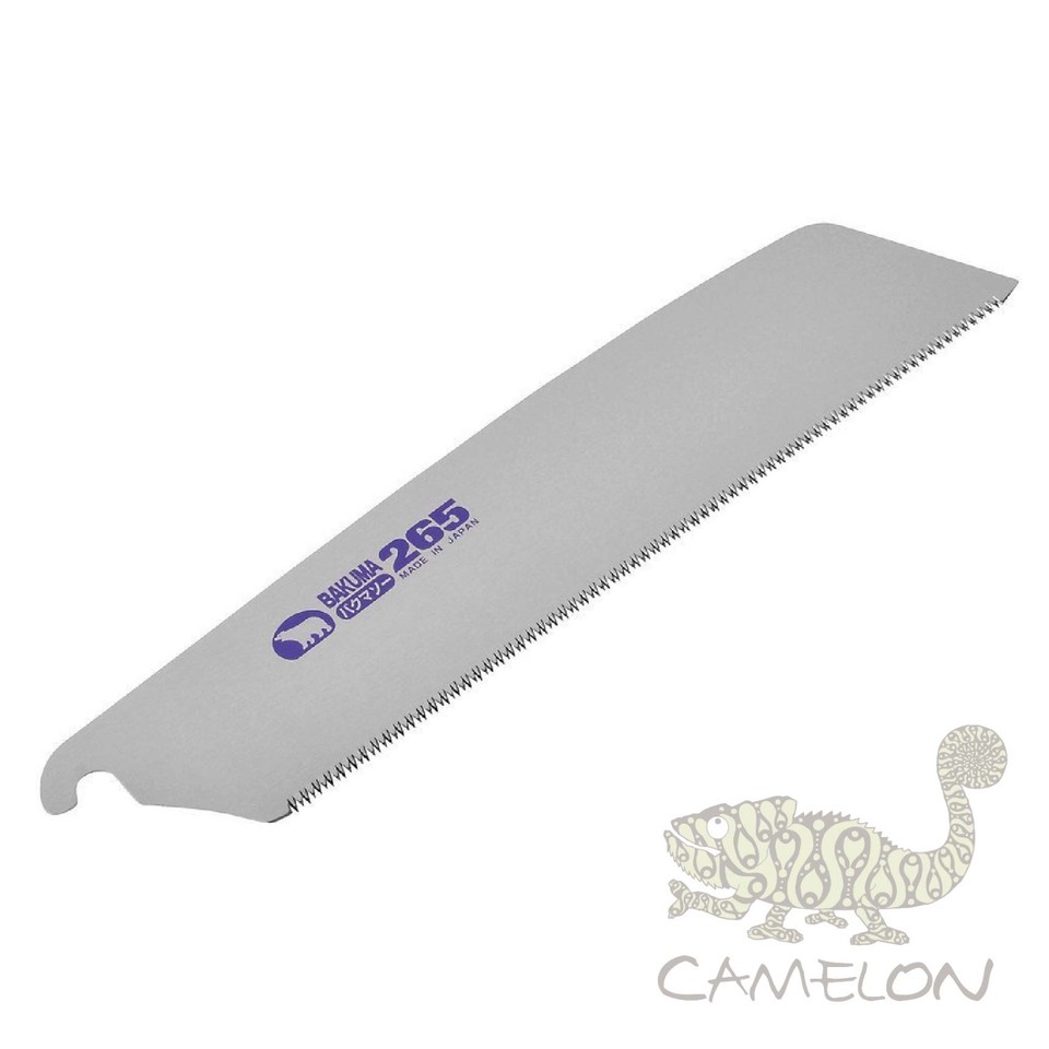 BAKUMA SAW Japanese Wood Saw Single Edged Replacable Serrated 265mm ...