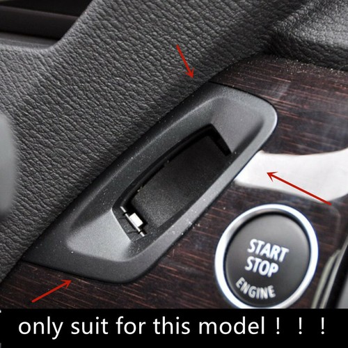 Car Console Keyhole Frame Decoration Sticker Trim For BMW X5 X6 E70 E71 ...
