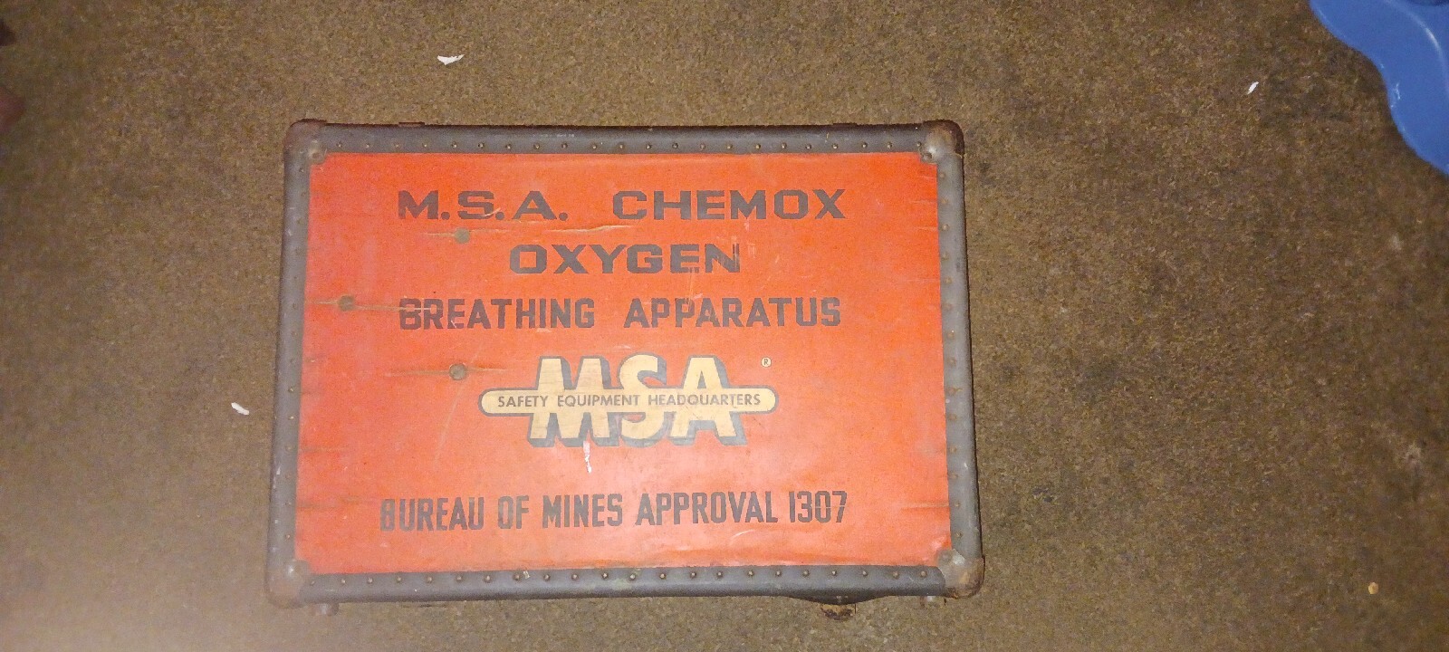 1950s M.S.A. Chemox Breathing Apparatus | eBay