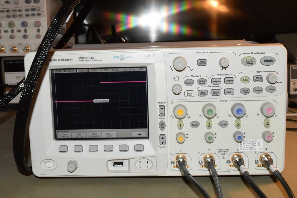 Agilent MSO6104A Mixed Digital Signal Oscilloscope 1GHz 4GS/s 4 Channel ...