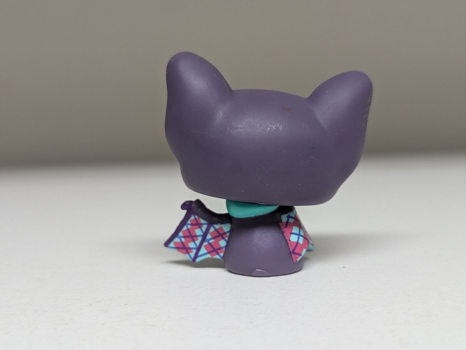 💜Authentic Littlest Pet Shop LPS Bat No# Extreme Punkiest Pet Purple ...