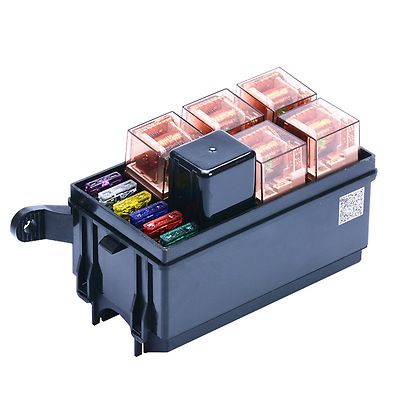 New 1pc 6 Way Auto fuse box assembly with 40A + 5Pin 40A relay and ...