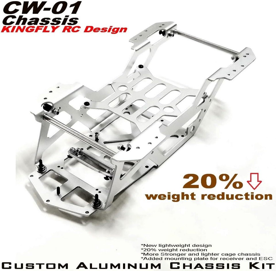 Aluminum Chassis for TAMIYA 1/10 Grasshopper/DT-04/SRB/ORV/CW-01/WILD ...
