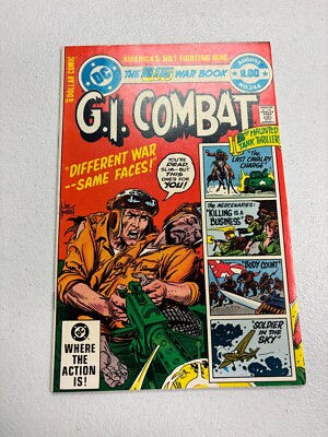 GI COMBAT #244 1982 JOE KUBERT KAMIGHER HAUNTED TANK JEB STUART DC ...