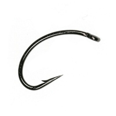NEW BLACK NICKEL BUZZER/SHRIMP/SCUD FLY TYING HOOKS - CHOICE OF HOOK ...