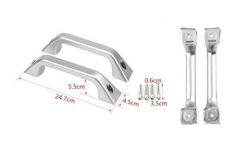 For Ford F-150 2015-22 Aluminum Silver Car Interior Grab Handle B ...