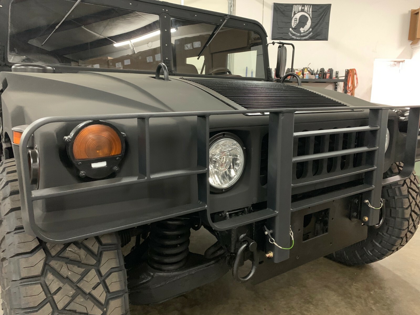 NEW HMMWV Heavy Duty Brush Guard M11XX M998 M1123 M1097 MILITARY Humvee ...