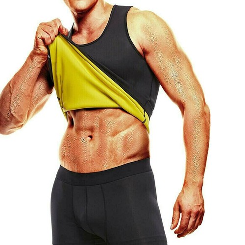 Hot Abs Vest Waist Trainer Trimmer Tops Slimming Sweat Vest Slim Body ...