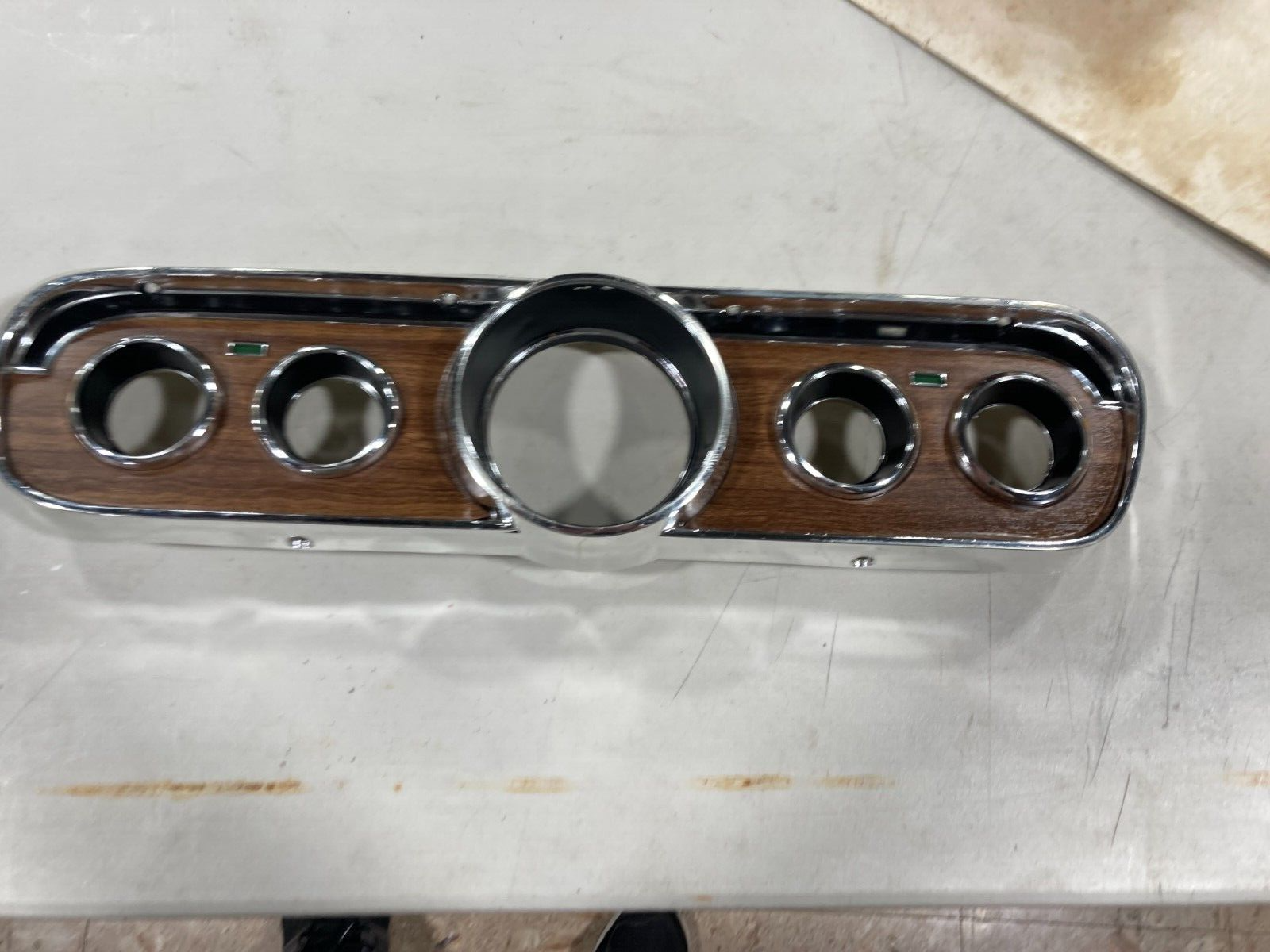 NOS 1965 - 1966 MUSTANG "WOOD GRAIN" INSTRUMENT PANEL BEZEL - C5ZZ ...