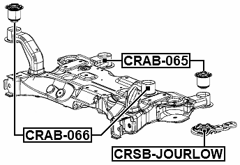 Subframe Front Bushing Fits Chrysler 05168148AA, 5006926AB, 5085819AE ...