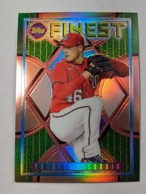 2022 Topps Finest Flashbacks #93 Patrick Corbin Rose Gold Refractor #D ...