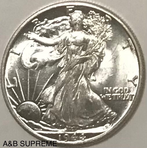 Walking Liberty Half Dollar “D” Mint Mark From Estate OBW Roll CHOI-GEM ...