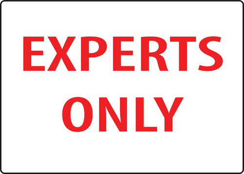 EXPERTS ONLY| Laminated Vinyl Decal Sticker Label | eBay