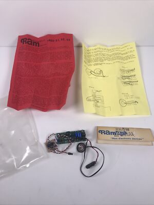 Ram Track Electronic Devices HO Train Engine Tender Red 51 52 53 radio ...