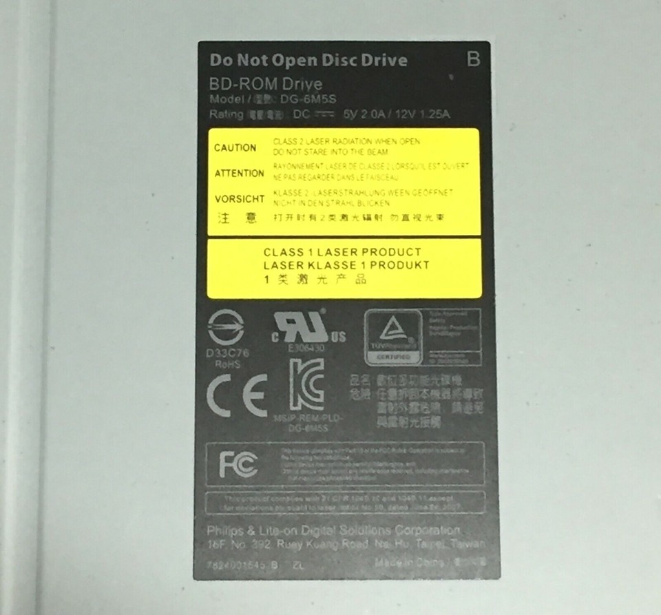 Official Microsoft XBOX ONE X - DG-6M5S BLU RAY DVD CD DRIVE, free UK P ...