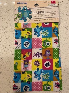 Daiso Disney Assorted Fabric Cotton Piece. 11.8in x 15.7in New with ...
