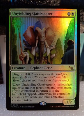 MTG Unyielding Gatekeeper 035 Foil Murders At Karlov Manor MTG | eBay