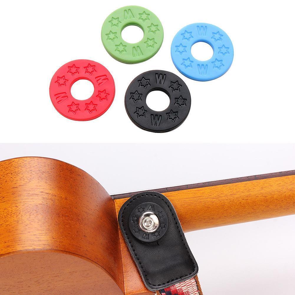 10pcs Rubber Guitar Strap Locks Blocks For Acoustic Guitar NEW UK ...